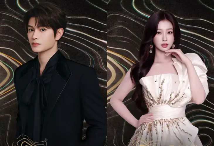 Popular Drama Couple Ding Yuxi Rushing to Escort Esther Yu at Tencent ...